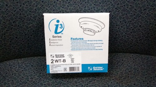 Smoke detector, 12/24 Volt, Photo W/Thermal, 2-Wire, System Sensor #2WT-B | eBay