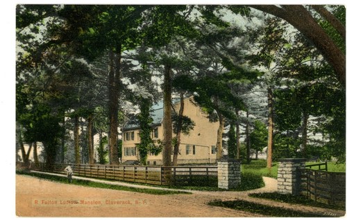 Claverack NY - R. FULTON LUDLOW COLONIAL MANSION - Postcard Columbia ...