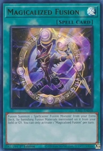 Yugioh! Magicalized Fusion - RA01-EN058 - Ultra Rare - 1st Edition Near ...