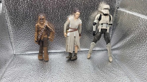Star Wars action figures set - 3 star wars action figures - ST ,Rey ...