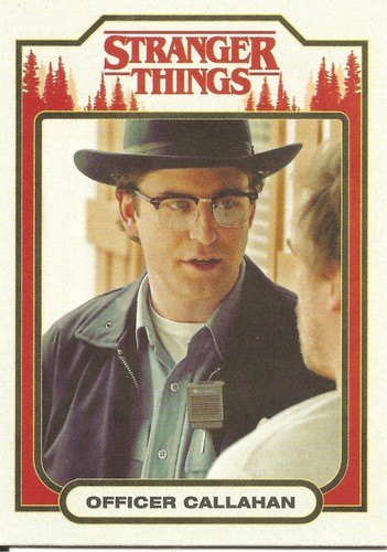 Stranger Things Season One Officer Callahan Character Insert Trading ...