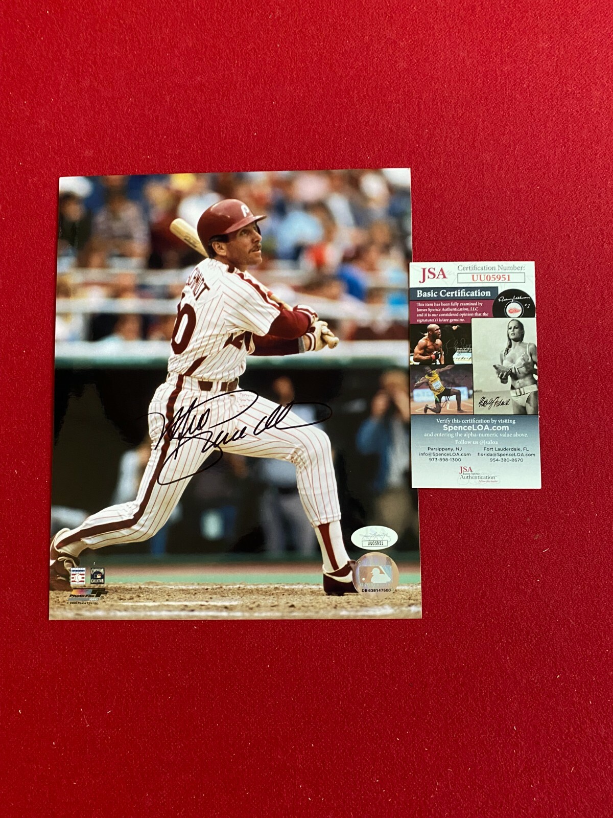 Mike Schmidt Autographed Memorabilia | Signed Photo, Jersey ...