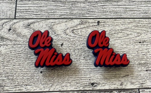 Set of 2 Ole Miss Charms compatible with Crocs. | eBay