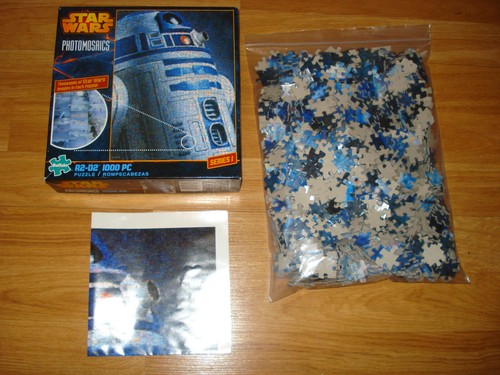 Star Wars C3po & R2d2 Photomosaics 1000 PC Puzzle Buffalo Games for ...
