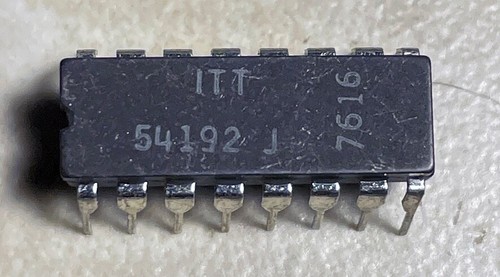 ITT 54192J 74192 Military Synchronous Up/Down Binary Counter - NOS | eBay