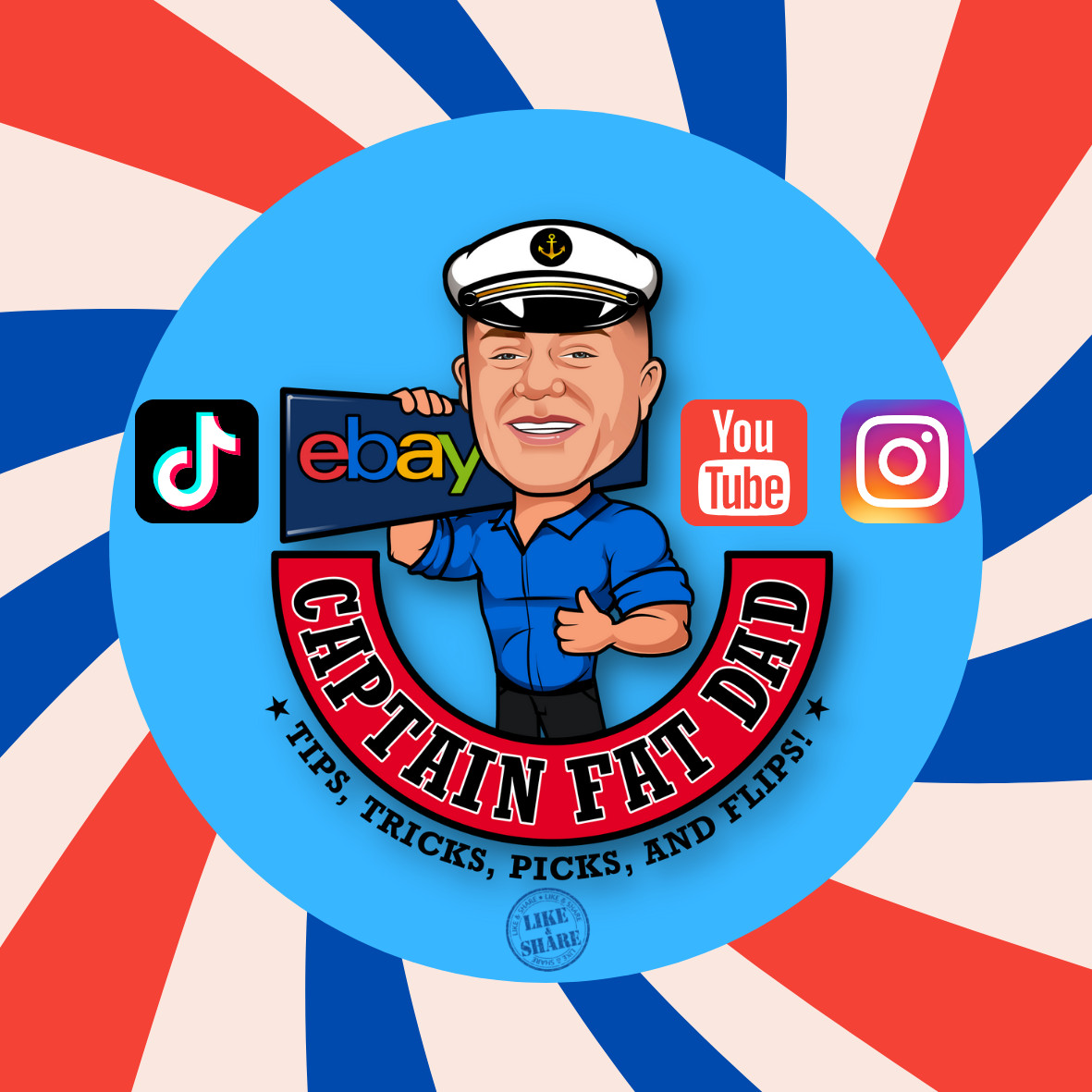 Captain Fat Dad | eBay Stores