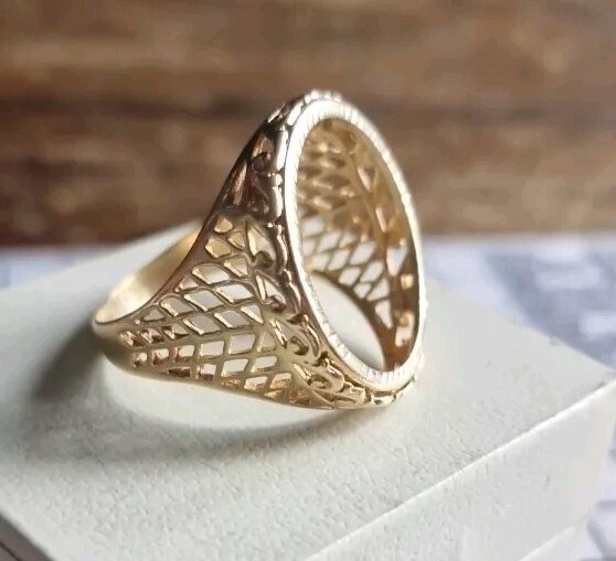 full gold sovereign mount products for sale | eBay