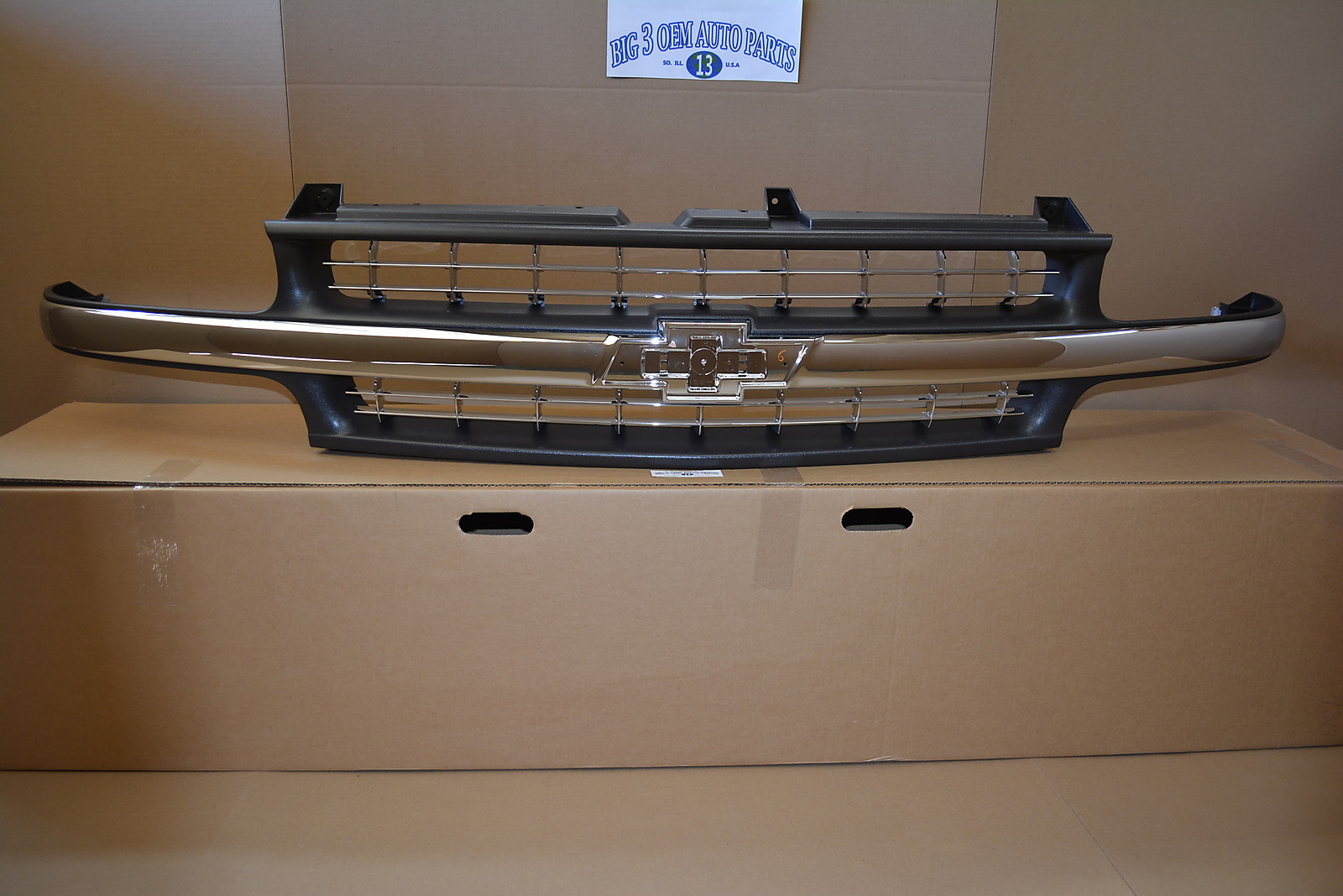 2012-2014 Chevrolet Silverado 2500 3500 Black Front Grille without ...