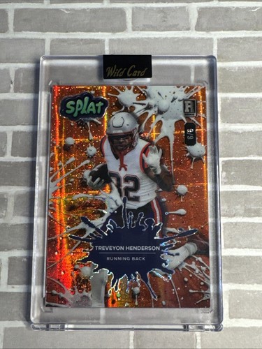 2025 WILD CARD SPLAT FOOTBALL TREVEYON HENDERSON 6/6 | eBay