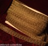 Antique French Gold METAL Mesh Trim tape for rococo ruching ribbon work ...