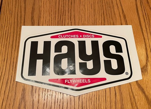 Hays Clutches - Flywheels - Hays Stickers - NHRA - NASCAR | eBay