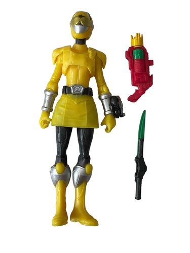 Power Rangers Beast Morphers Yellow Lightning Collection 6" Figure w ...