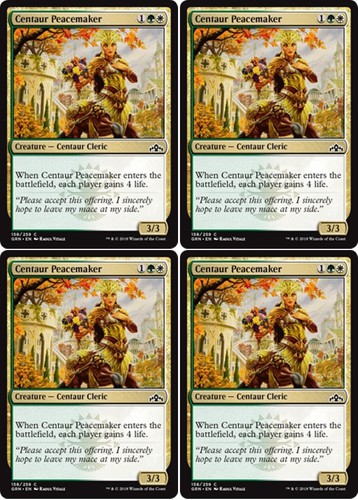 MTG - 4x CENTAUR PEACEMAKER - Guilds of Ravnica (C) | eBay