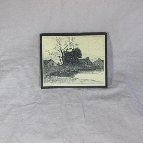"Chill October" Black White Ink Print on Board, 4 1/2" x 3 1/2", | eBay