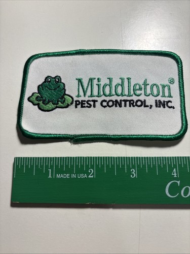 Vintage Middleton Pest Control Embroidered Patch | eBay