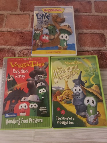 VEGGIE TALES - LOT OF 3 DVDs - WONDERFUL WORLD OF HA'S, LYLE, RACK ...