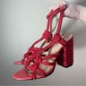 CAbi TipToe Rope Sandal #6012 7M Hibiscus Orange Red Summer 2018 $139 ...