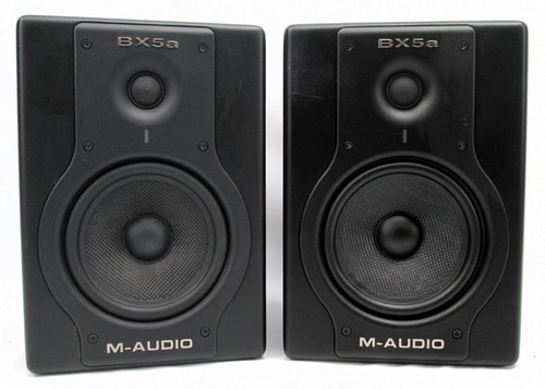 PAIR of M-Audio Studiophile BX5a Deluxe Studio Reference Monitor ...