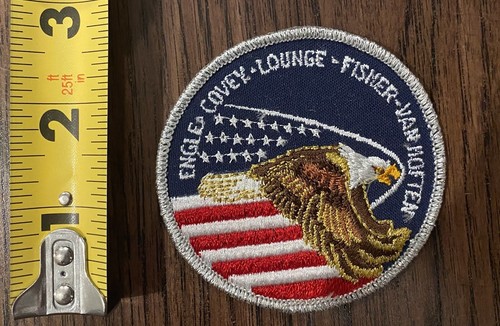 STS-51-I Astronaut Engle Covey Lounge Fisher Van Hoften Patch USA Eagle ...