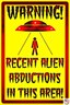 ALIEN PARKING ONLY-OTHERS WILL BE ABDUCTED-8 X 12 Metal UFO Roswell ...