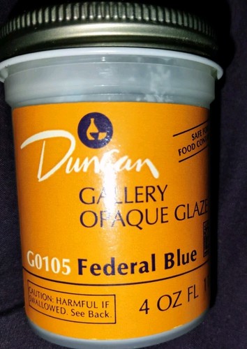 Duncan Gallery Ceramic Glaze Federal Blue G0105 | eBay
