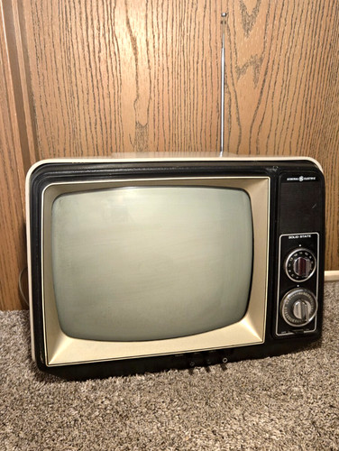 Vintage 1975 General Electric Performance Television Crt Tv 12xb9104v ...