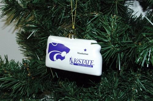 Kansas State University Wildcats Christmas Ornament | eBay