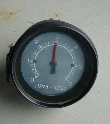 Vintage RPM Gauge 4/6/8 Cyl. 3 1/2" Face | eBay
