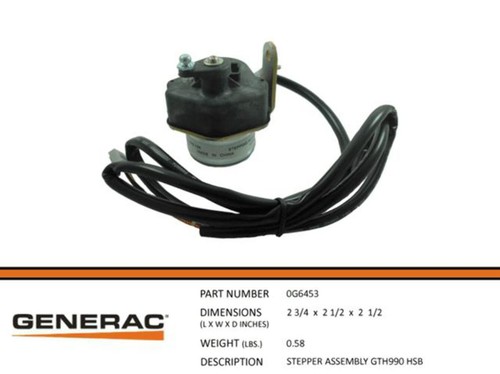 Generac Guardian STEPPER ASSEMBLY GTH990 HSB 0G6453 | eBay