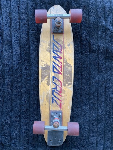 Vintage 70’s Santa Cruz 5ply Skateboard ACS651 Trucks OJ Wheels Ruby ...
