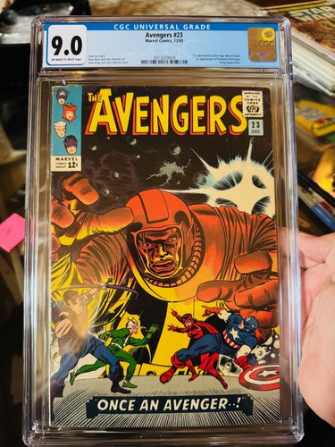 Avengers #23 - CGC 9.0 (1965, Marvel) 1st Ravonna Renslayer KANG Silver ...