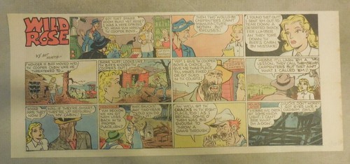 Wild Rose by Art Huhta from 1/29/1950 Third Page Size 7.5 x 15 Inches ...