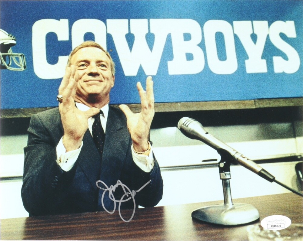 Jerry Jones Autographed Memorabilia | Signed Photo, Jersey ...