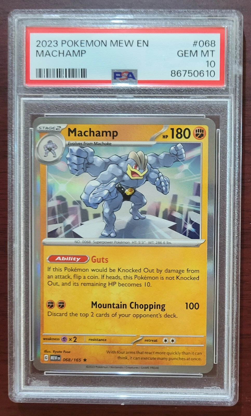 Machamp 2023 Scarlet & Violet: 151 #068/165 Base Price Guide - Sports ...