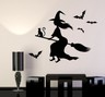 Vinyl Wall Decal Black Cat Moon Witch Magic Witchcraft Stickers (1099ig ...