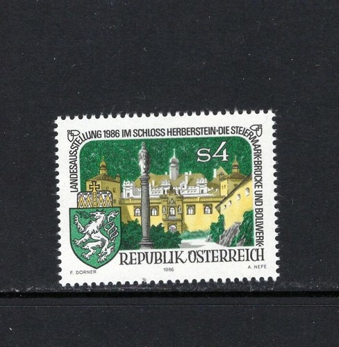 Austria 1986 HERBERSTEIN CASTLE ARMS OF STYRIA SC 1345 MNH | eBay