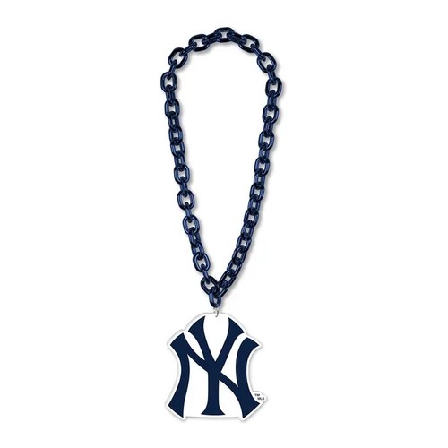 New York Yankees Jumbo Big Fan Chain Necklace Foam Emblem | eBay