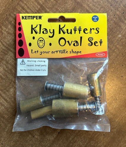 KEMPER KLAY KUTTERS - OVAL SHAPED - SET OF 5 - ASSORTED SIZES - CLAY CUTTERS | eBay
