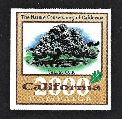Valley Oak - Tree - Nature Conservancy of California Poster Stamp | eBay