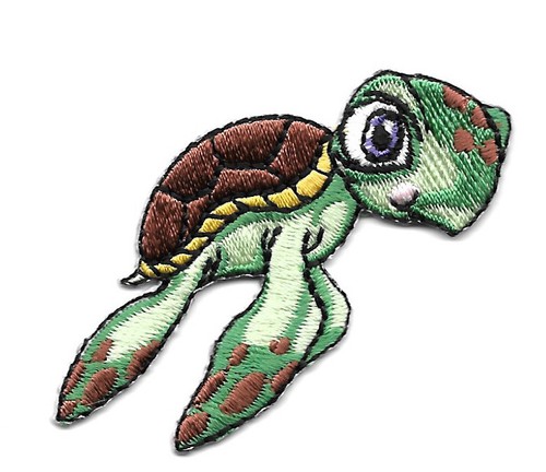 Sea Turtle - Green Sea Turtle - Children's Embroidered Iron On Applique ...