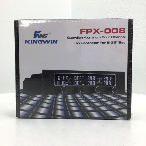 Kingwin Performance 4 Channel Fan Controller Panel W/ Wide LCD Display ...
