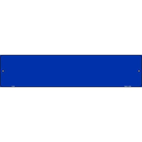 Blue Solid Blank Small Street Sign K-024 | eBay
