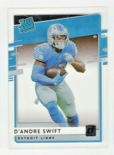 D'Andre Swift 2020 Chronicles Donruss Clearly Rated Rookie RC #RR-DS ...