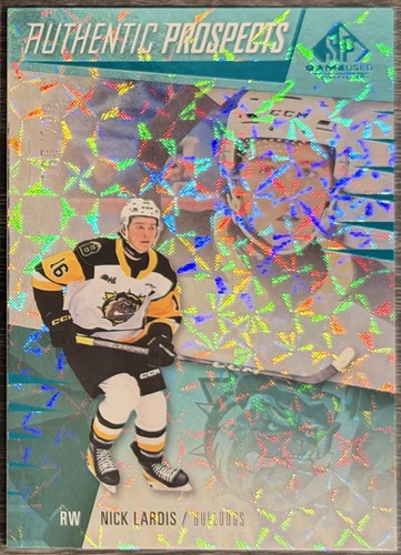 Nick Lardis 2023-24 Upper Deck SP Game Used CHL Rookie #10 Teal ...