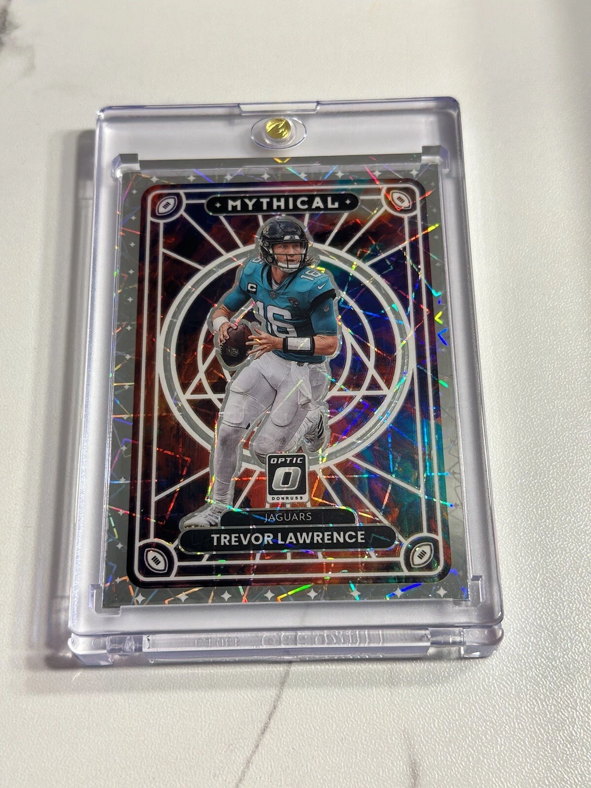 Trevor Lawrence 2022 Optic #M-9 Mythical Price Guide - Sports Card Investor