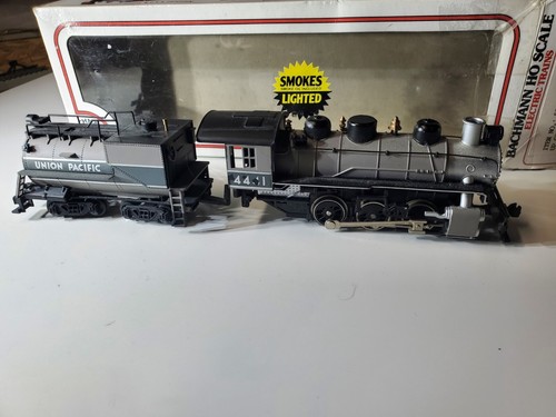 ho Bachmann UP #4441 0-6-0 Steam Locomotive-w/Light & Tender-Refurb-DC ...