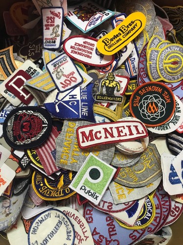 Vintage Patch Lot 25 patches nasa,automotive,Promo,Sports,Military ...