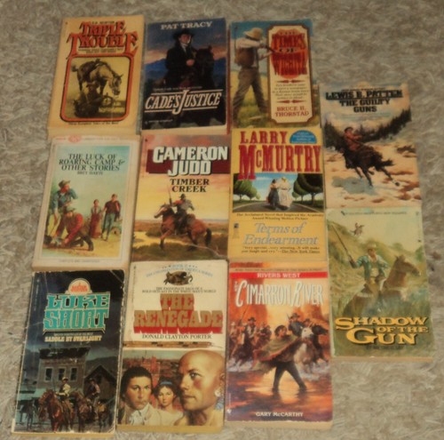 VINTAGE - "WESTERN' PAPERBACK COLLECTION - LOT OF 11 | eBay