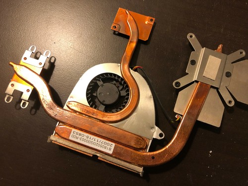 Alienware M9750 Video Card And Cpu Heaksink With Fan | eBay