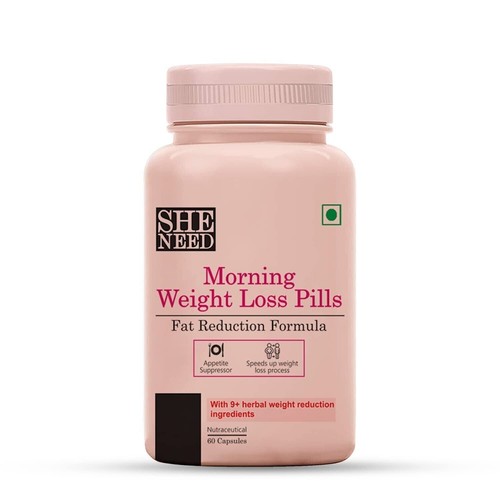 SheNeed Morning Weight Loss Pills With Fat Reduction Formula Vegan – 60 ...
